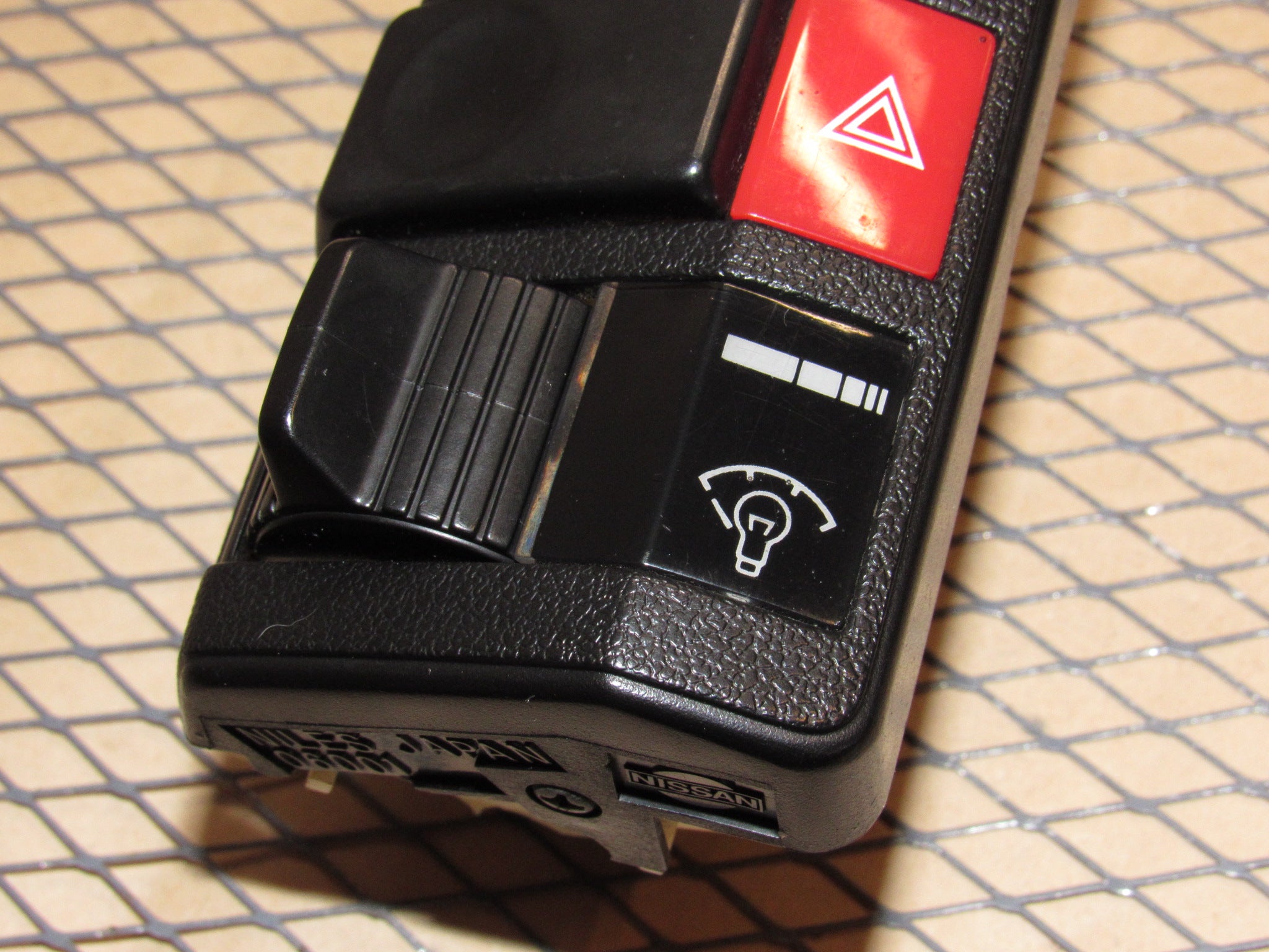 87 88 89 Nissan 300zx OEM Headlight Pop Up Hazard Light Dimmer Switch ...