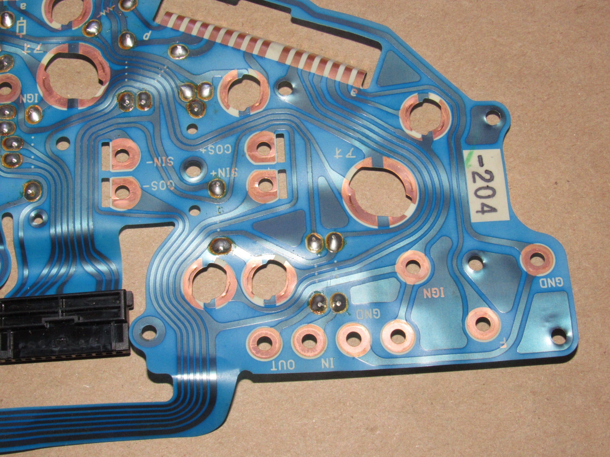 99 Mazda Miata 10AE OEM Speedometer Instrument Cluster Circuit Board ...