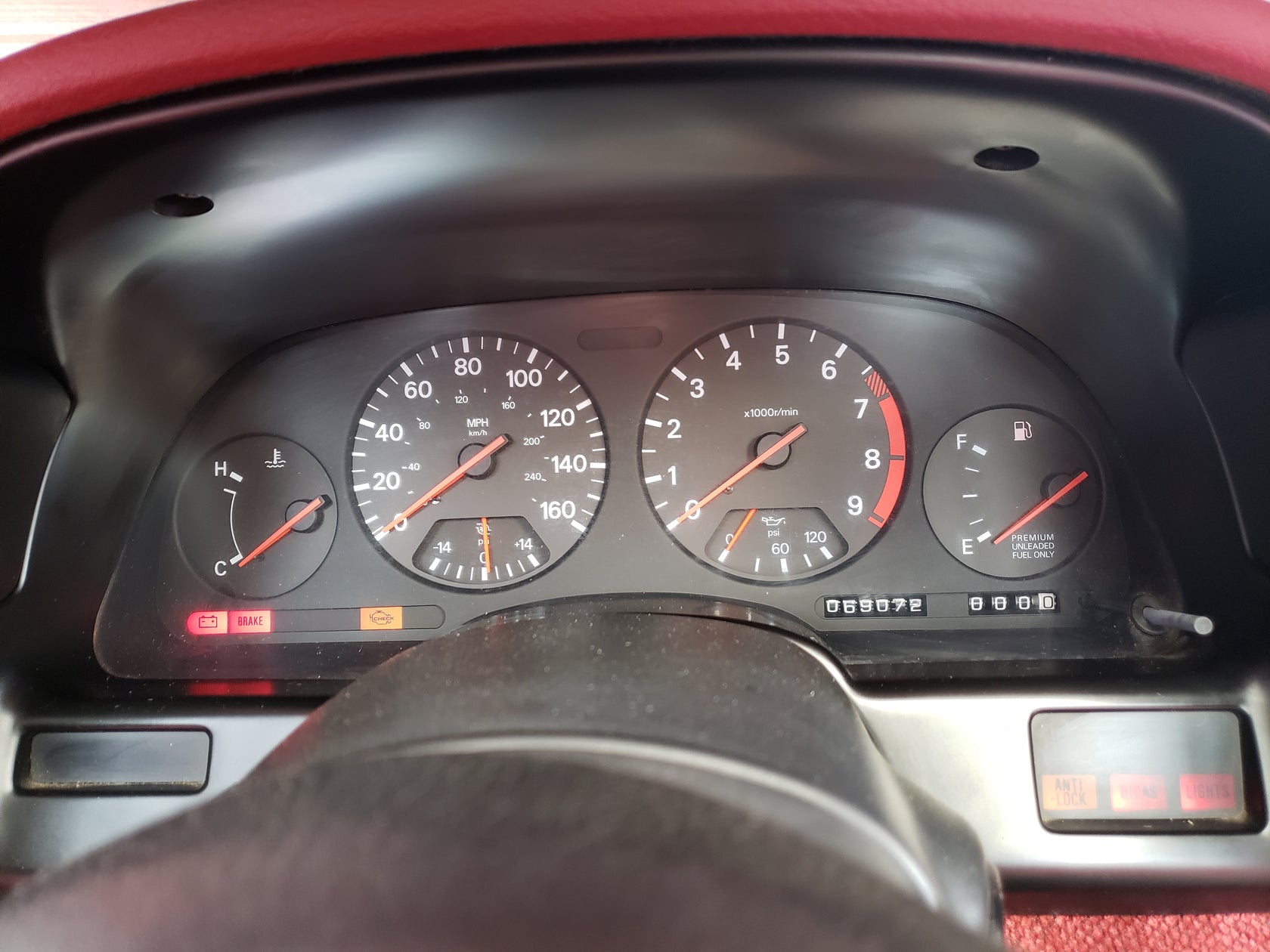 90 91 Nissan 300zx OEM Speedometer Instrument Cluster - Twin Turbo M/T ...