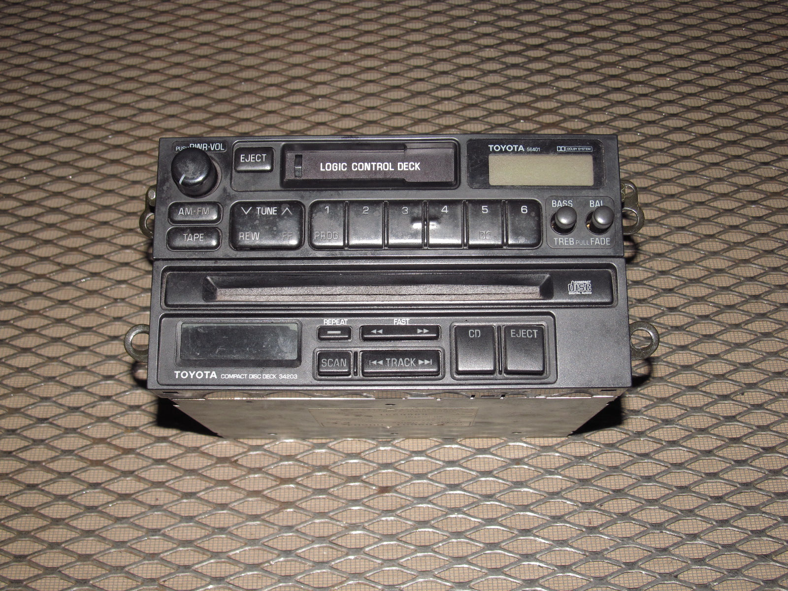 91 92 93 94 95 Toyota MR2 OEM Radio Cassette & CD Player – Autopartone.com