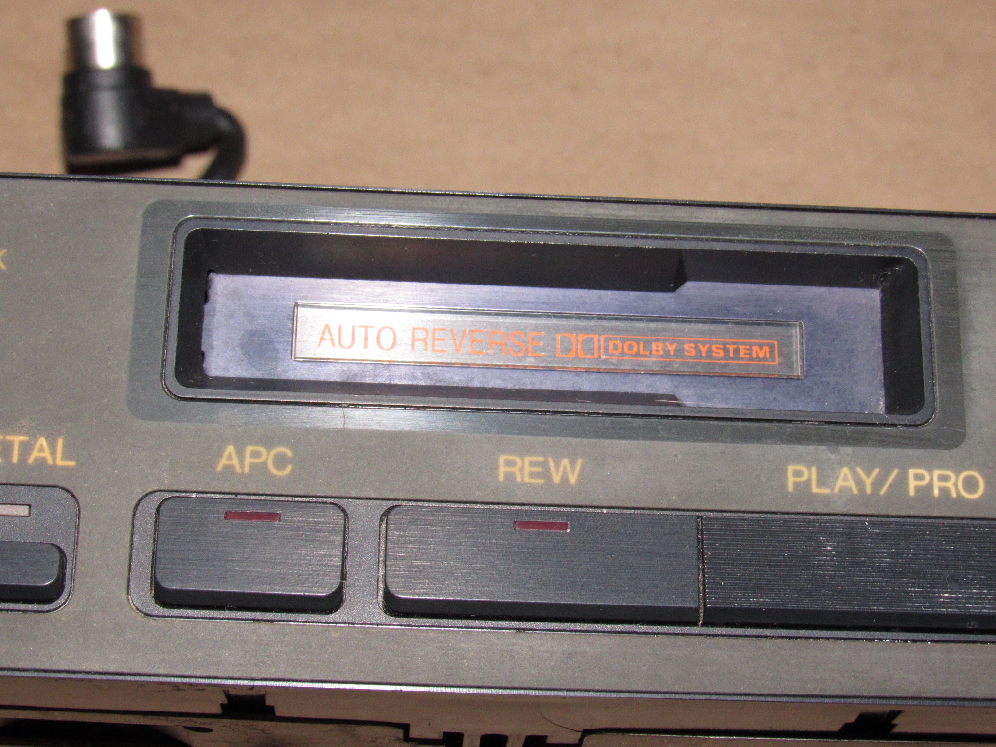 86 87 88 Mazda RX7 OEM Stereo Radio Cassette Player Unit – Autopartone