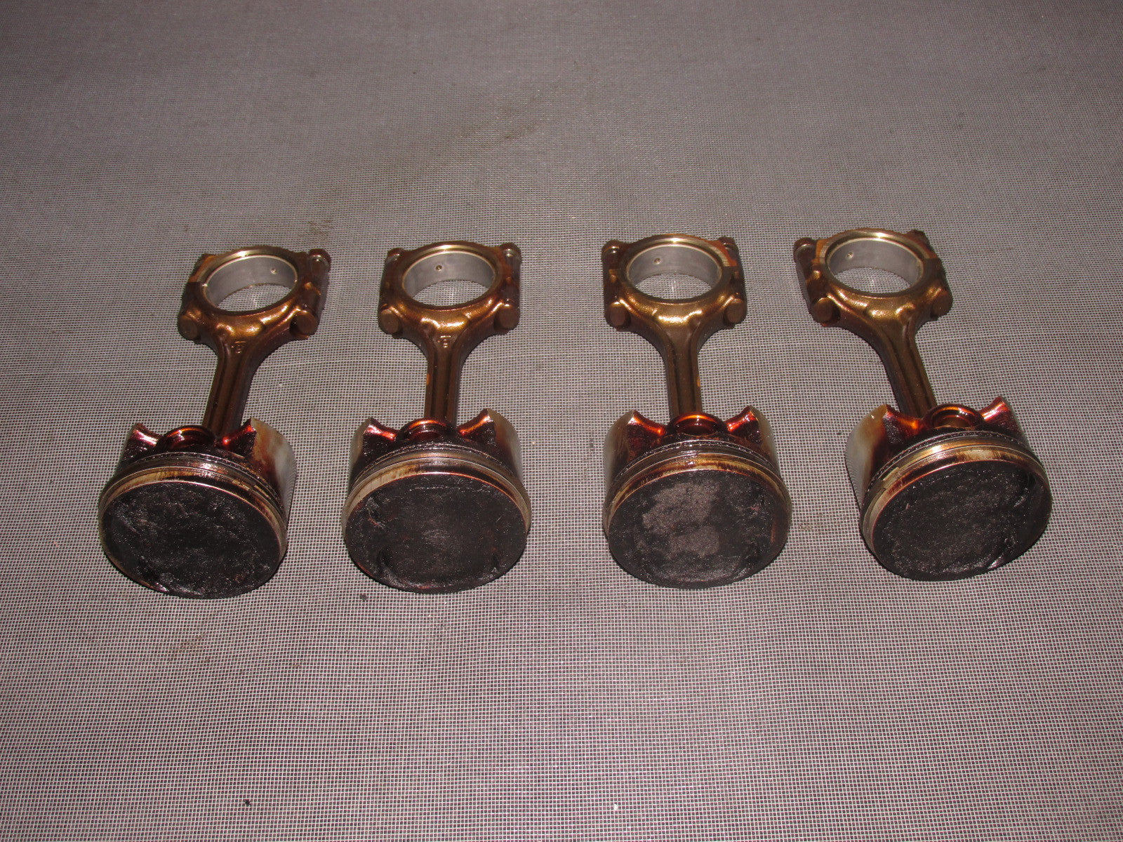 96 97 98 99 00 Honda Civic OEM Piston & Piston Rod Set - D16Y8 Vtec ...