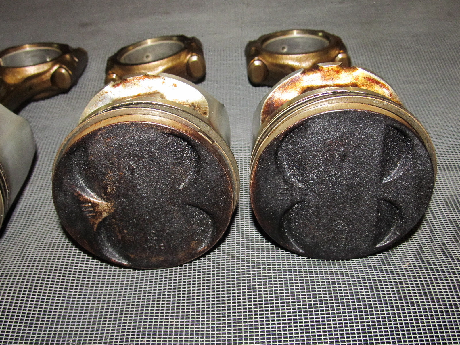 88 89 Honda CRX OEM D15B2 Engine Piston & Rod Assembly Set ...