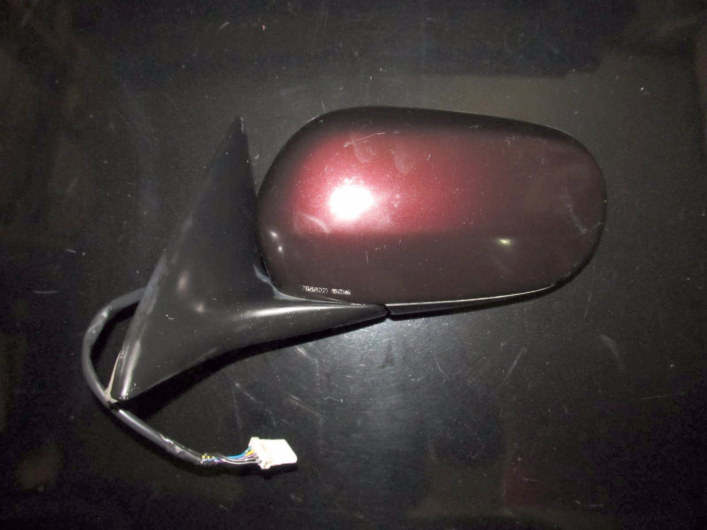 90-96 Infiniti Q45 OEM Burgundy Exterior Power Mirror - Left – Autopartone