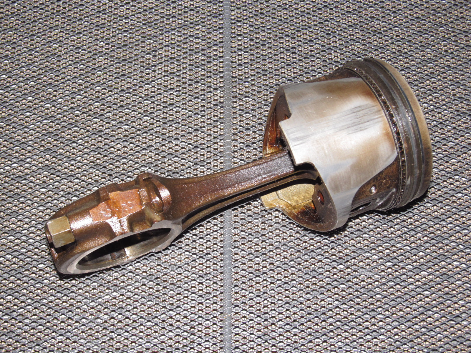 77 78 Datsun 280z OEM L28E Dish Piston & Connecting Rod - N42 ...