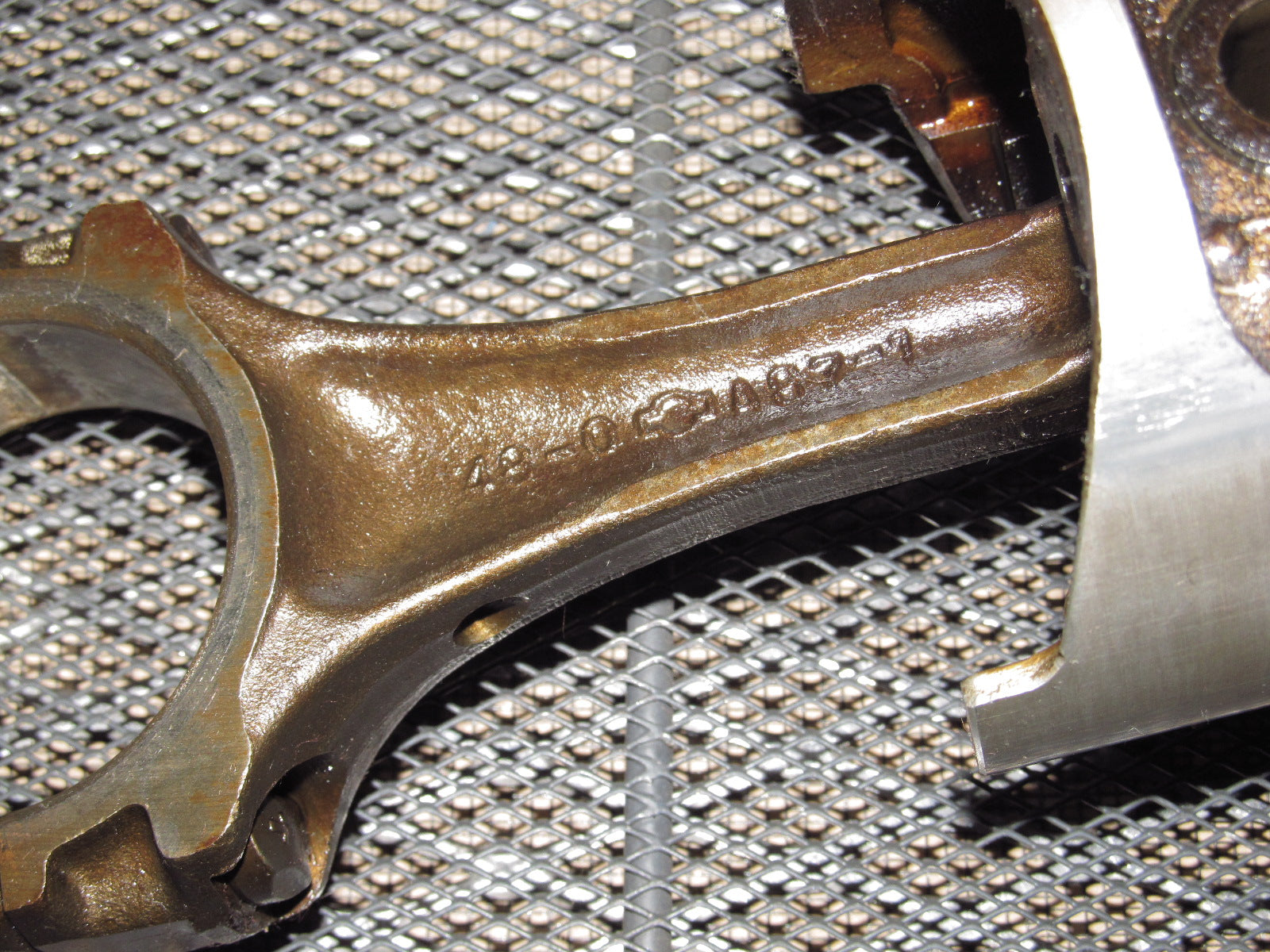 77 78 Datsun 280z OEM L28E Dish Piston & Connecting Rod - N42 ...