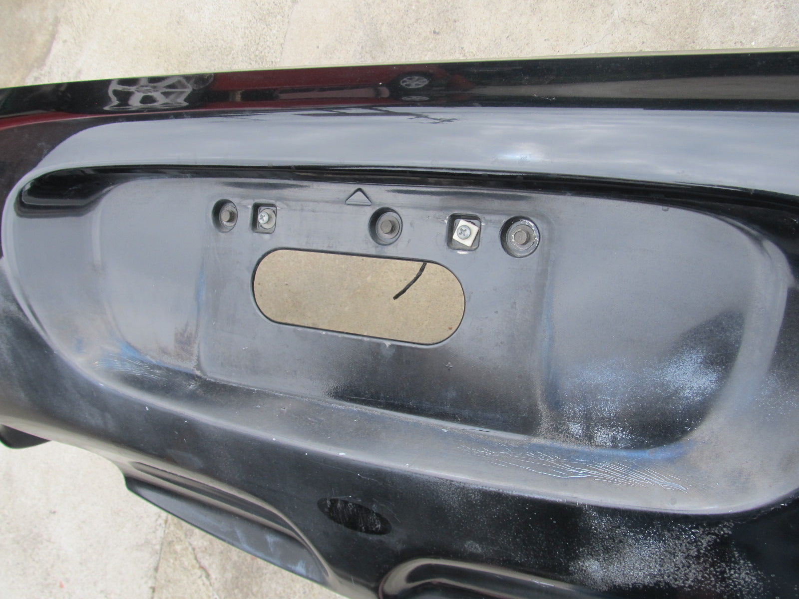 97 98 99 Mitsubishi Eclipse OEM Convertible Rear Bumper License Plate ...