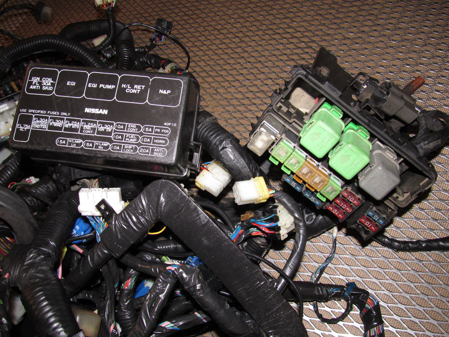 89 90 Nissan 240SX OEM Fuse Box Wiring Harness – Autopartone