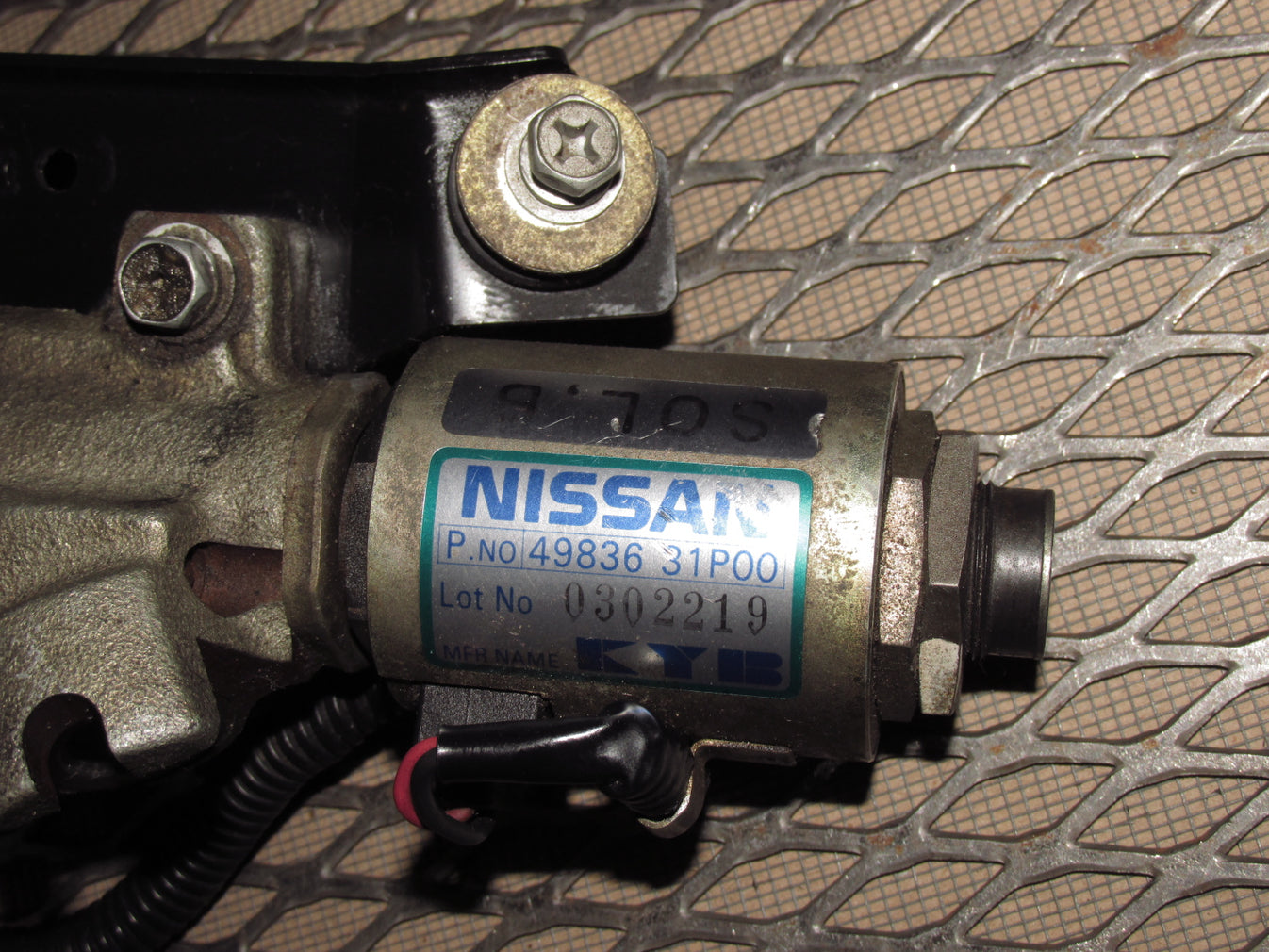 90 91 92 93 Nissan 300zx OEM Hydraulic Hicas Rear Power Steering Solen ...