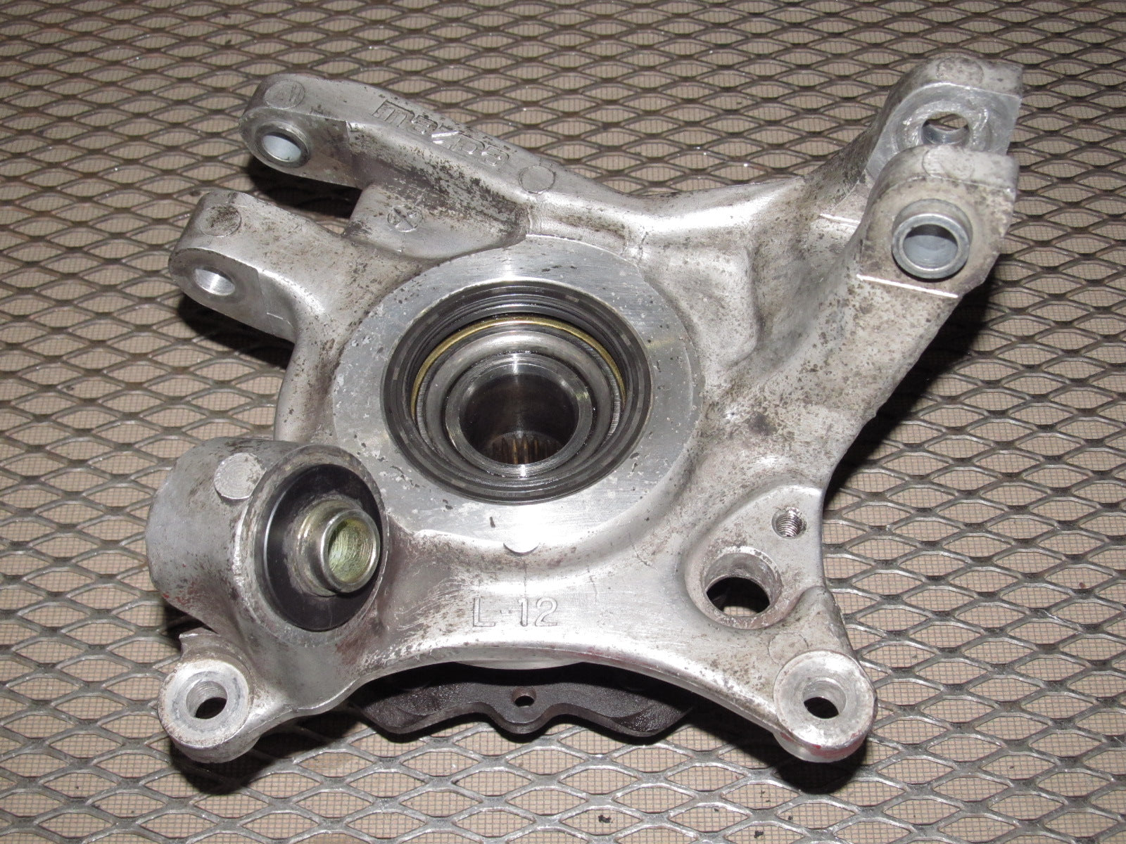 89 90 91 Mazda RX7 OEM Rear Wheel Spindle Knuckle & Hub - Left ...