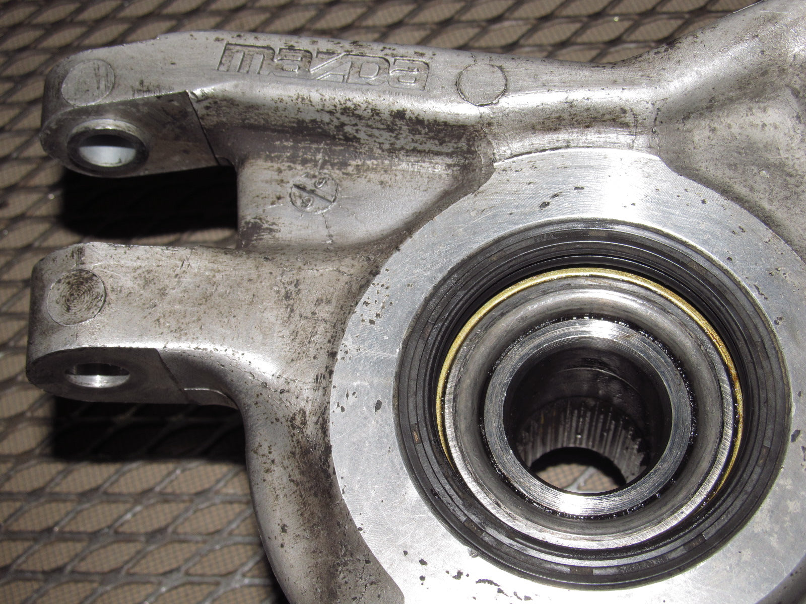 89 90 91 Mazda RX7 OEM Rear Wheel Spindle Knuckle & Hub - Left ...