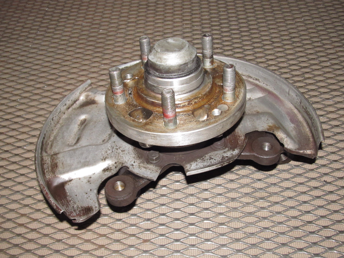 89 90 91 Mazda RX7 OEM Front Wheel Spindle Knuckle & Hub - Left ...
