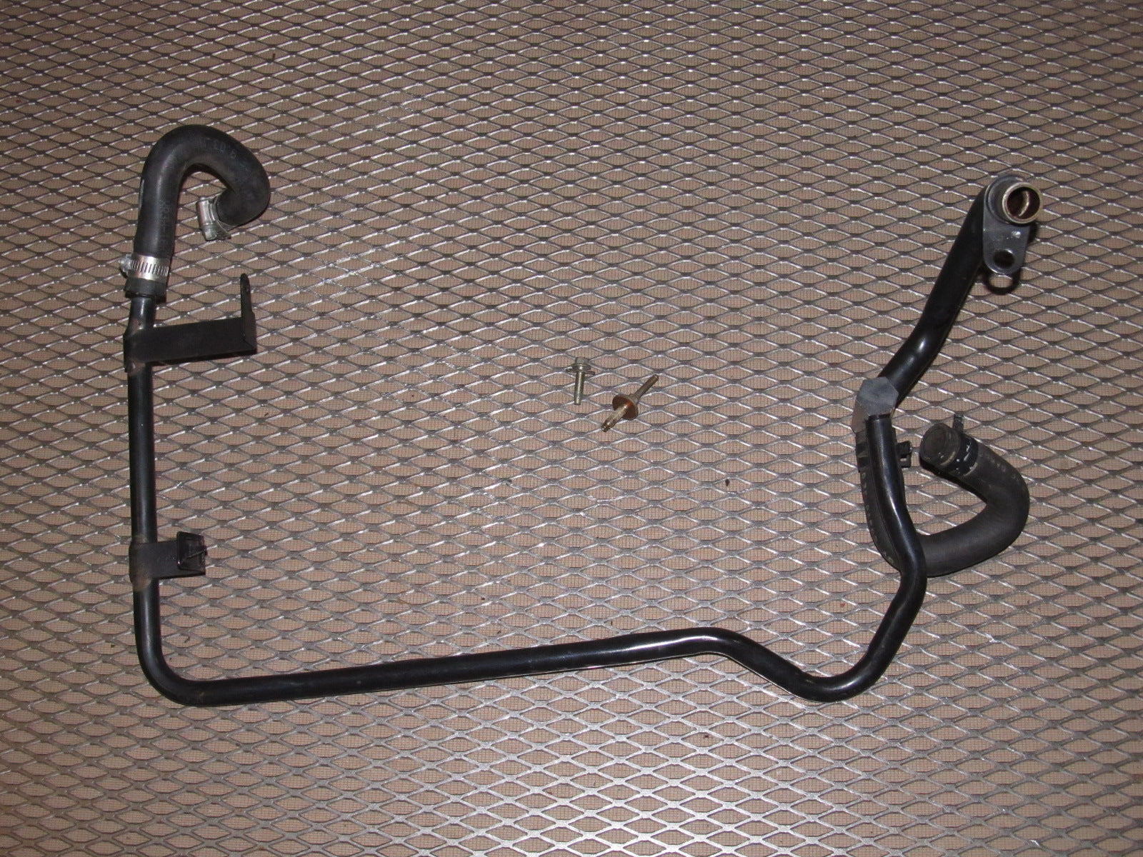 99-00 Ford Mustang 3.8L V6 OEM Heater Core Bypass Coolant Water Tube L ...