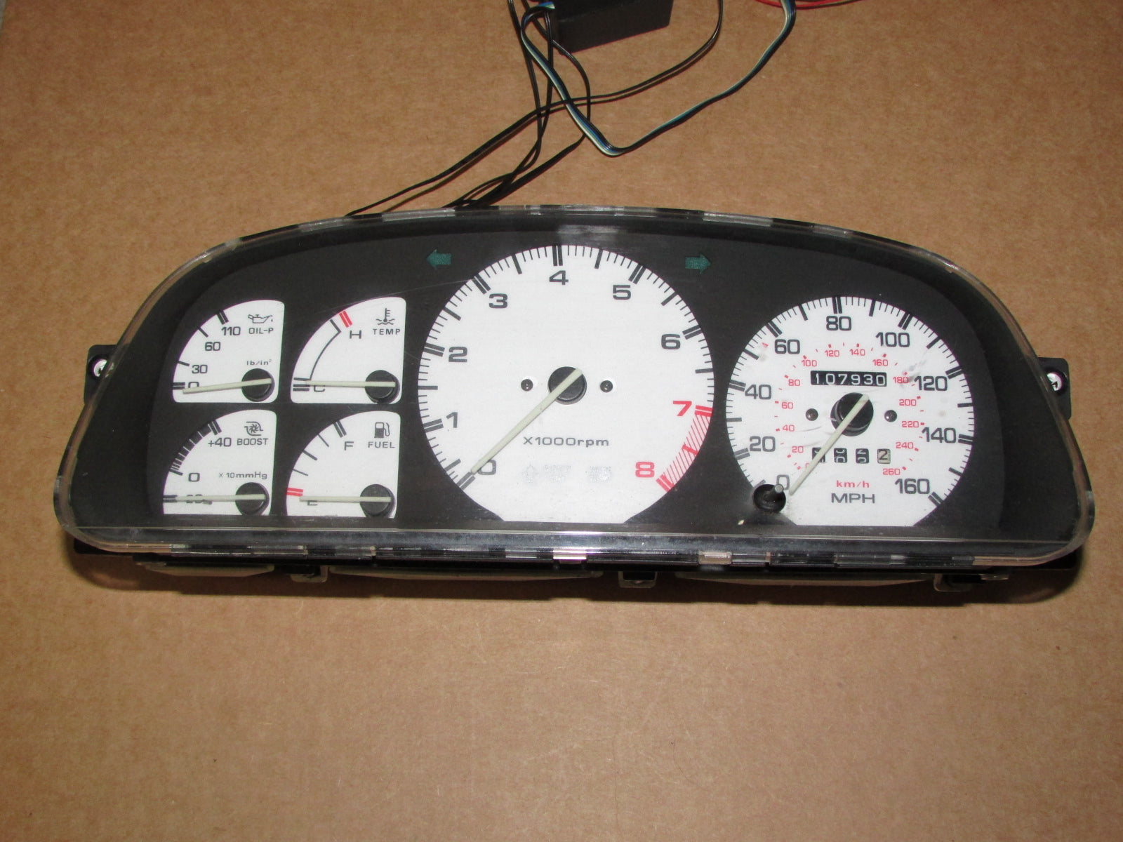 87 88 Mazda RX7 Turbo OEM Speedometer Instrument Cluster – Autopartone