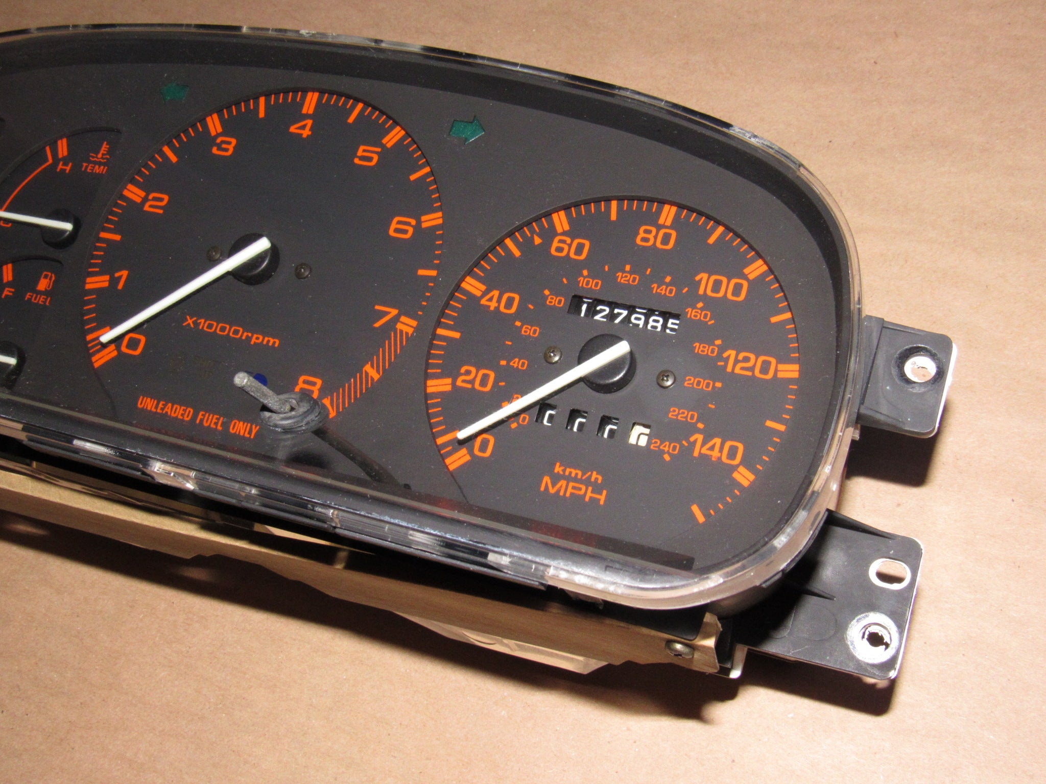 86 87 88 Mazda RX7 Non Turbo OEM Speedometer Instrument Cluster ...