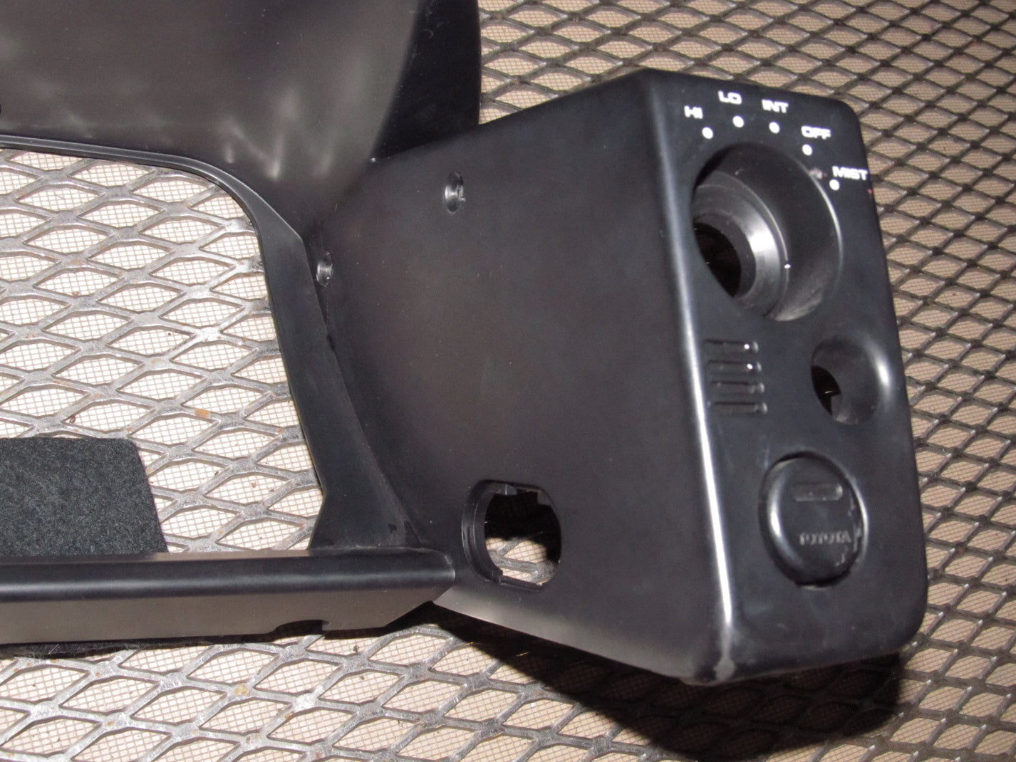 85 86 Toyota MR2 OEM Dash Speedometer Instrument Cluster Cover Bezel ...