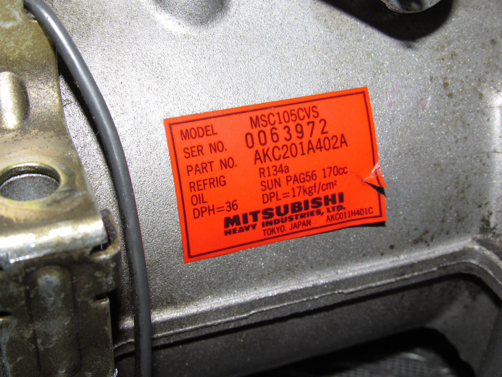 94 95 96 97 Mitsubishi 3000GT OEM A/C Compressor – Autopartone.com