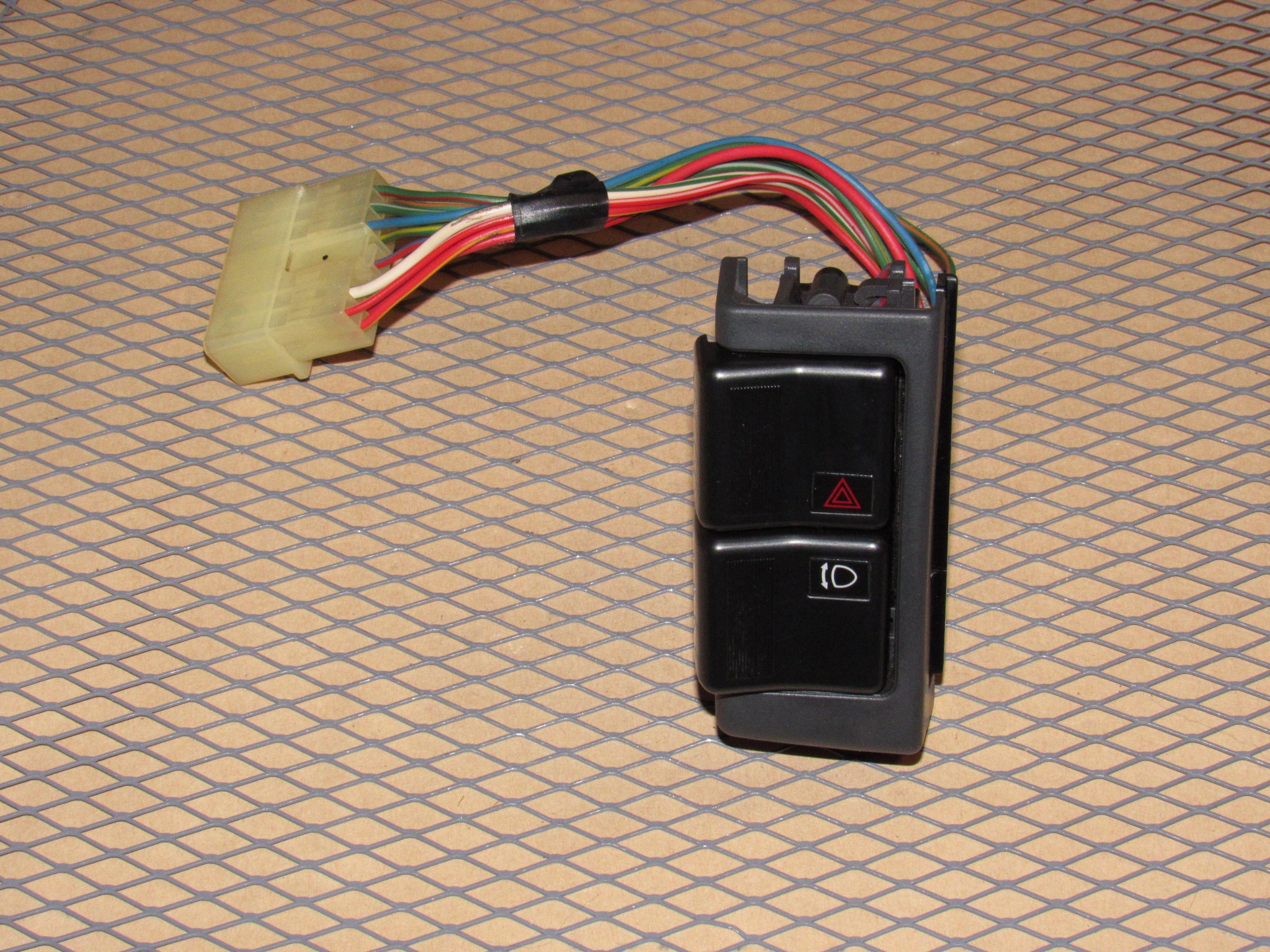 84 85 Mazda RX7 OEM Hazard Light & Headlight Retractor Pop Up Switch ...