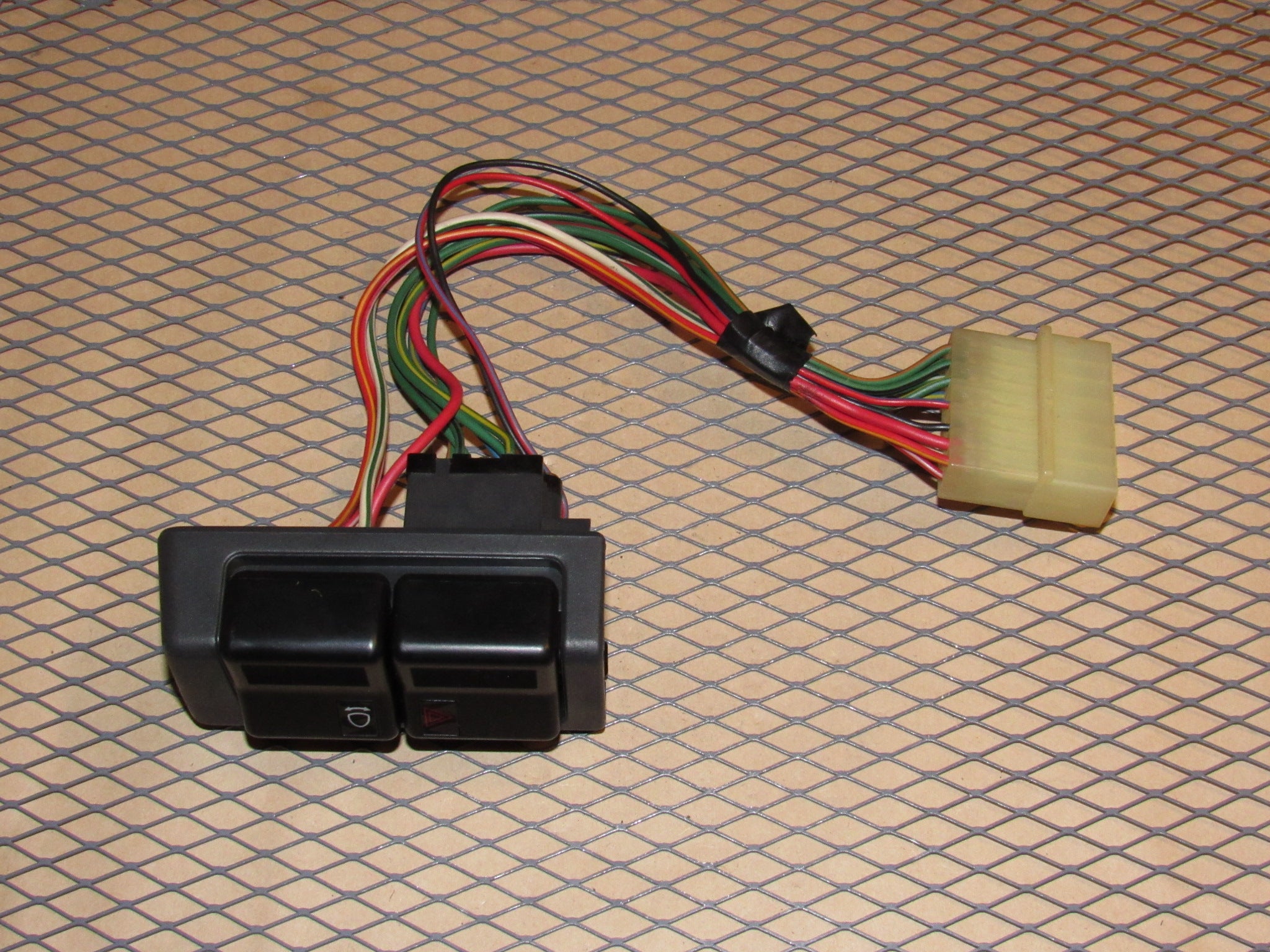84 85 Mazda RX7 OEM Hazard Light & Headlight Retractor Pop Up Switch ...
